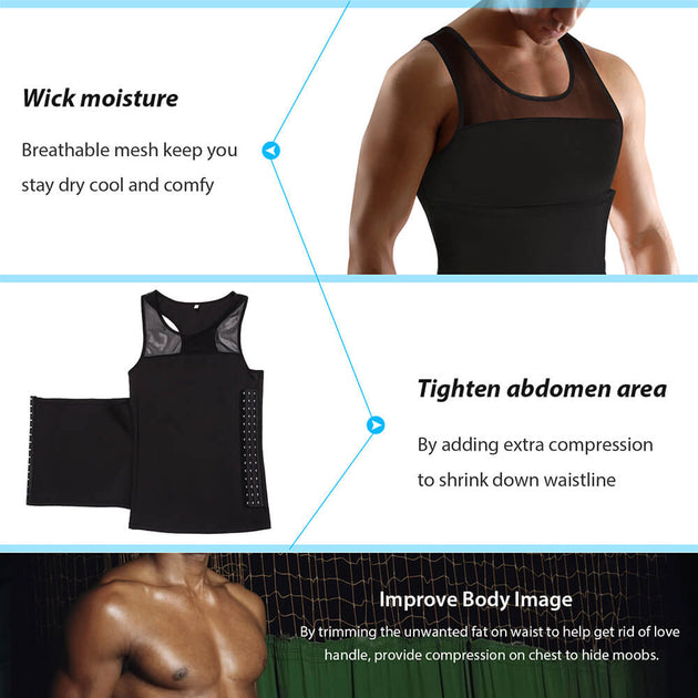 Slimming Underwear,Compression Shirt,Men Body Shaper|Junlan