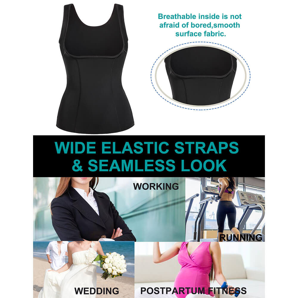 Women's Waist Cincher Tummy Control Shapewear Compression Vest ...