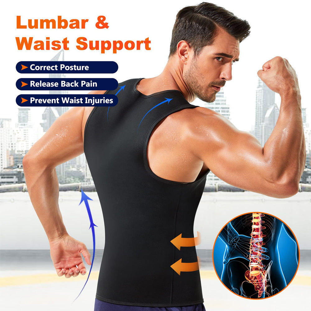 Fat Burning Zipper Sauna Vest