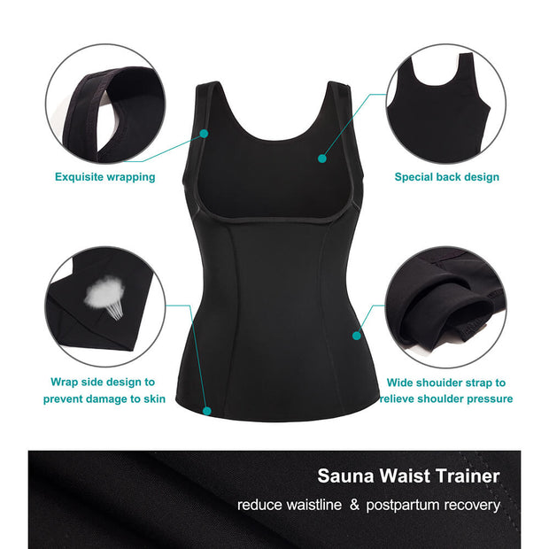 Women's Waist Cincher Tummy Control Shapewear Compression Vest ...
